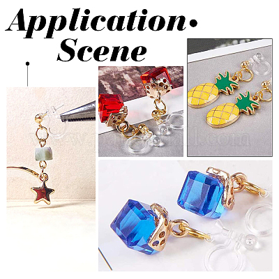 Wholesale Unicraftale 304 Stainless Steel Clip-on Earring Component ...