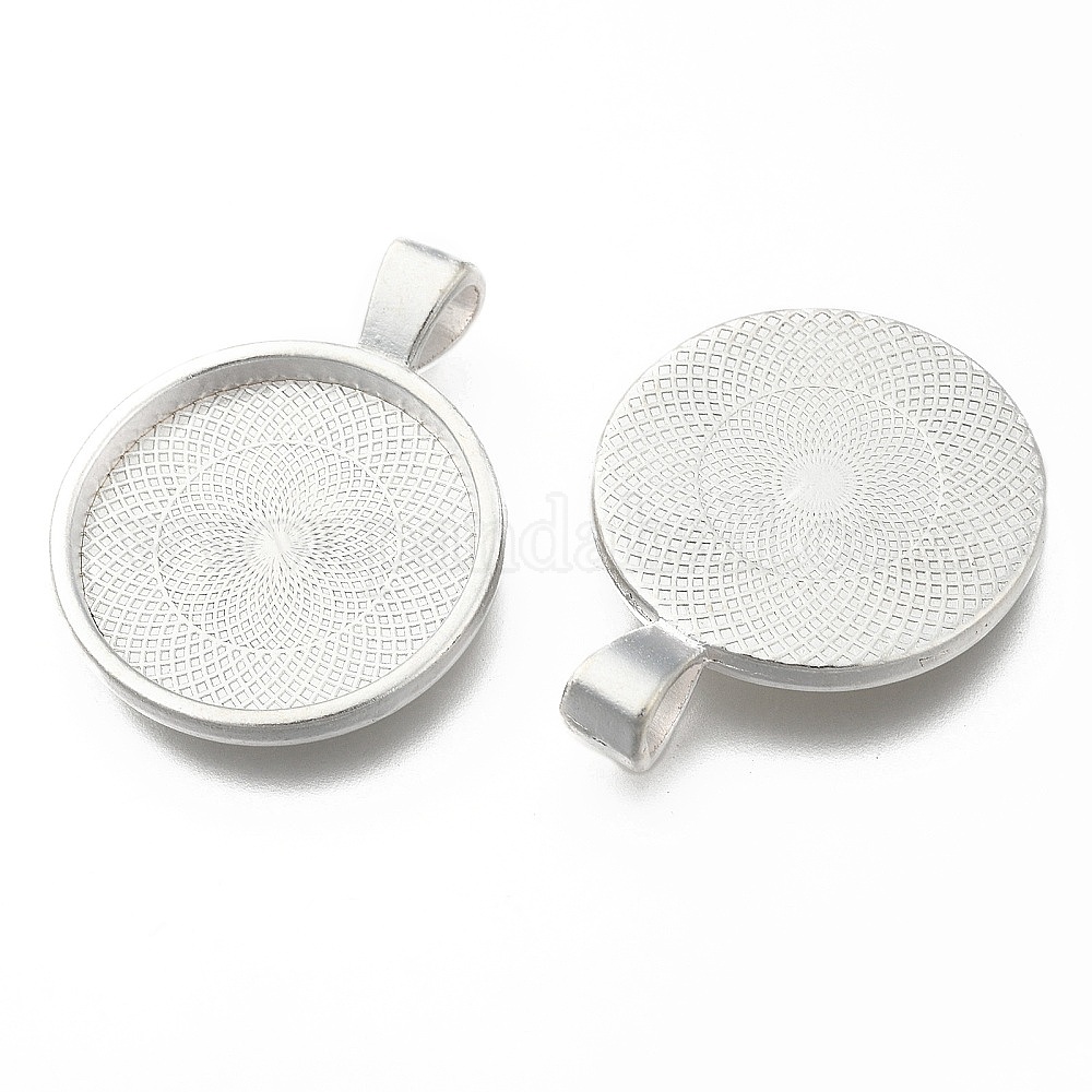 Wholesale Metal Alloy Pendant Cabochon Settings - Pandahall.com