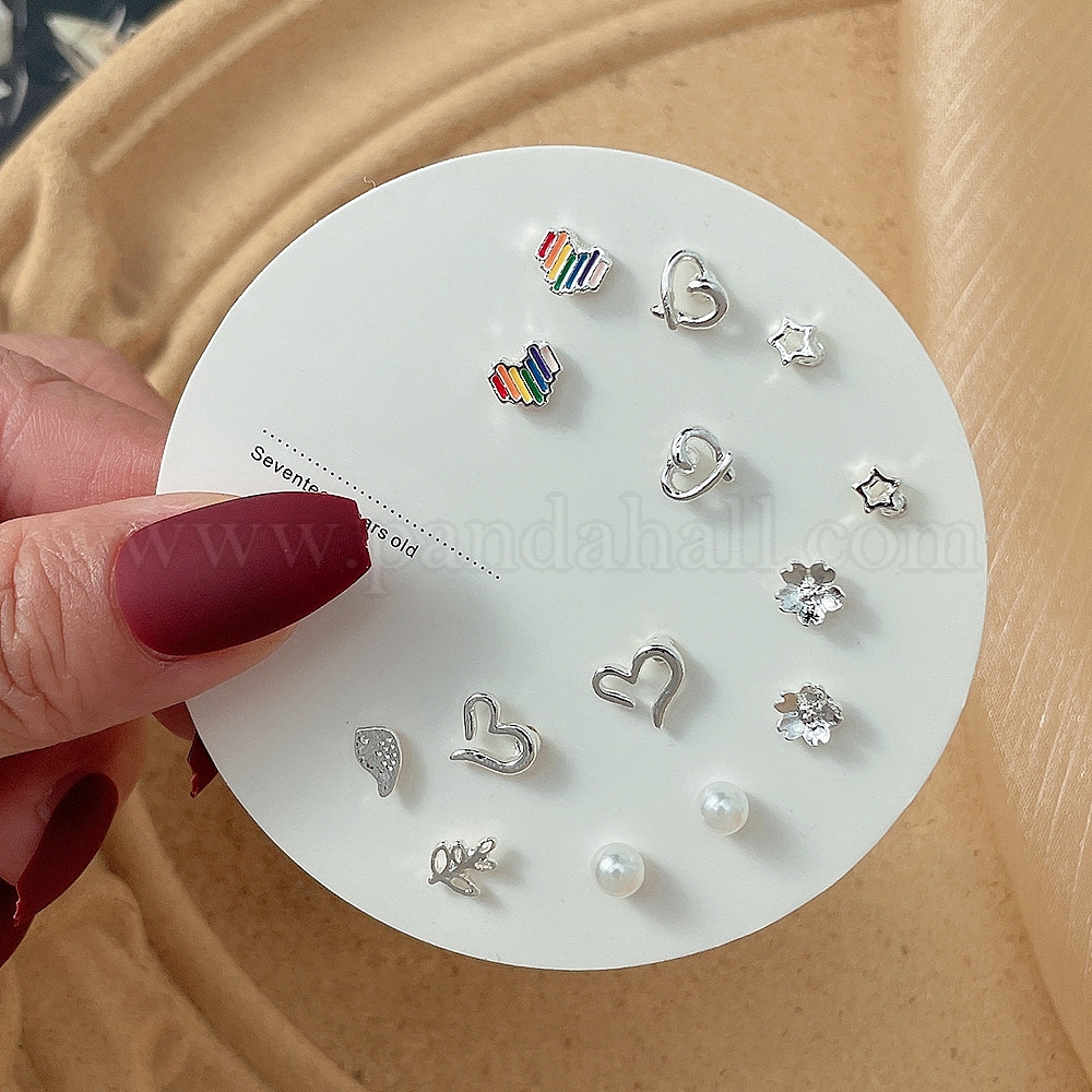 Wholesale Anti-Tarnish Exquisite 925 Sterling Silver Stud Earrings Sets ...