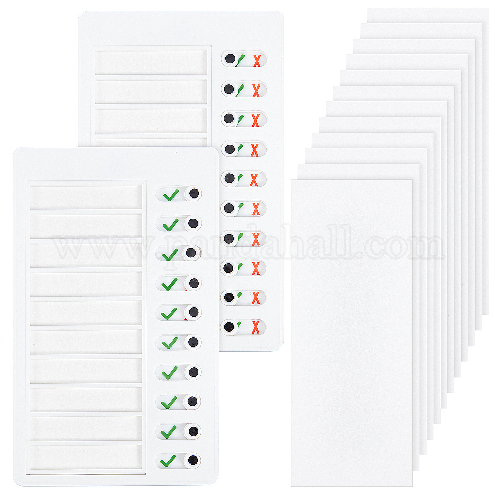 Wholesale GORGECRAFT 2PCS Portable Chore Chart Memo Boards to Do List Board Daily Schedule ...