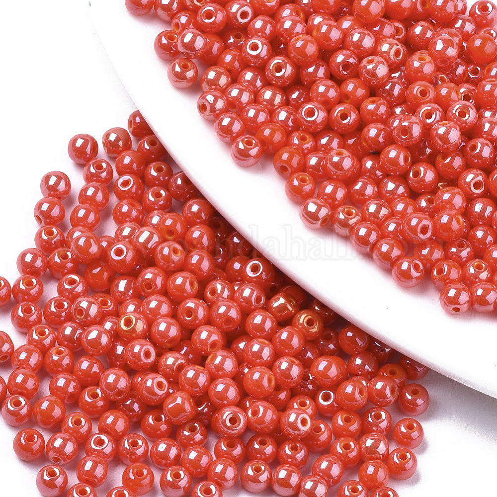 Wholesale Opaque Glass Beads - Pandahall.com