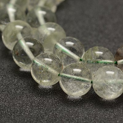 Wholesale Natural Green Lodolite Quartz/Garden Quartz Beads Strands ...