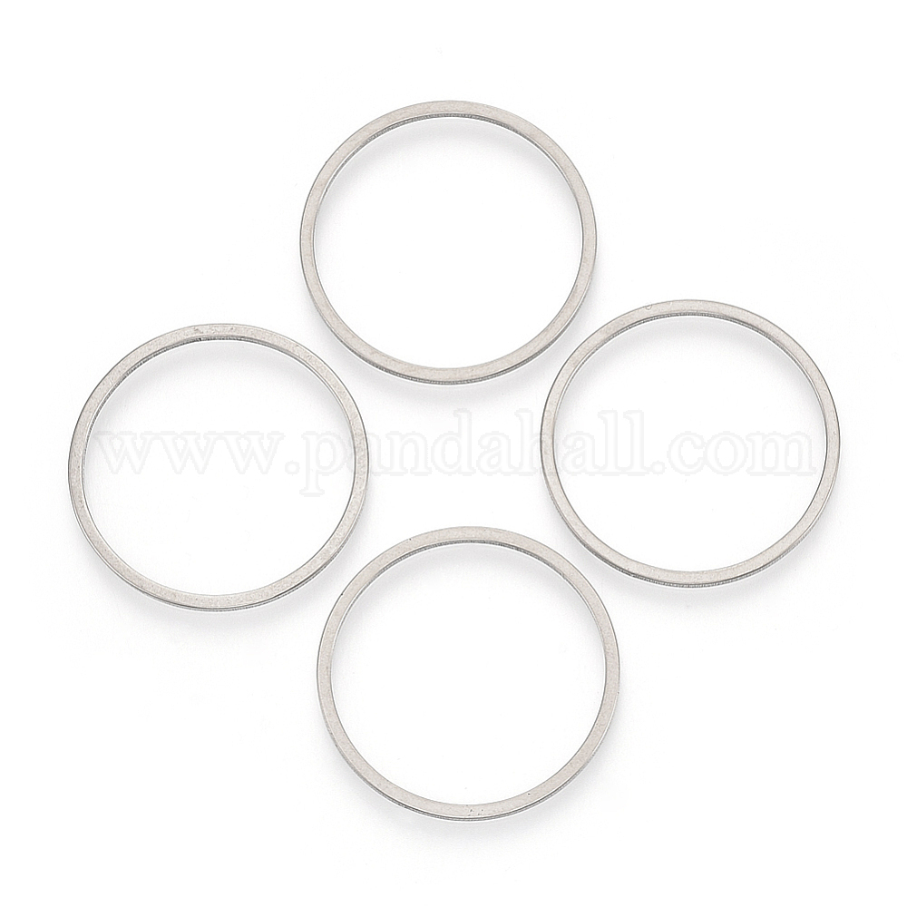 Anillos de enlace de 304 acero inoxidable al por mayor para bisuterías - Es.Pandahall.com