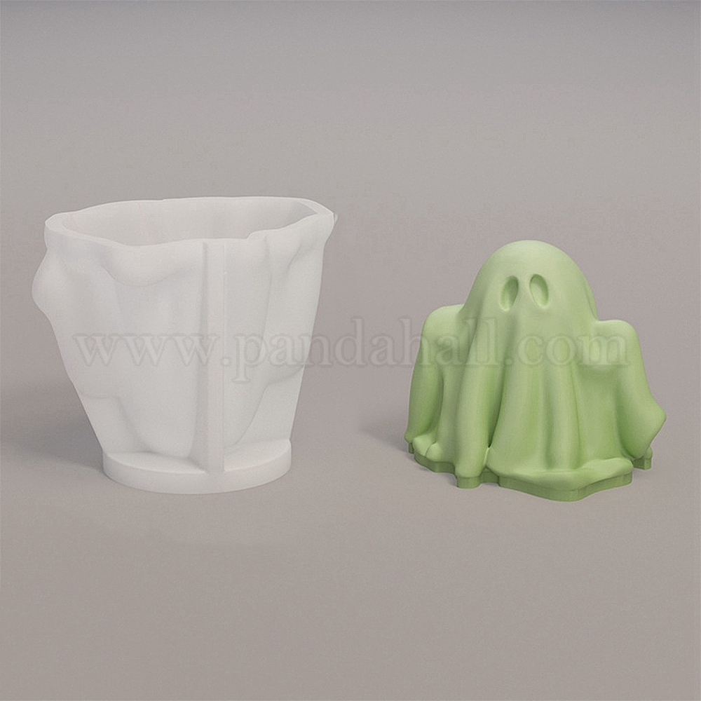 Wholesale Halloween Ghost DIY Silicone Display Statue Molds - Pandahall.com