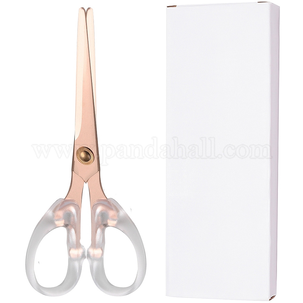 Wholesale SUNNYCLUE 6.3 Inch Acrylic Handle Scissors Stainless Steel ...